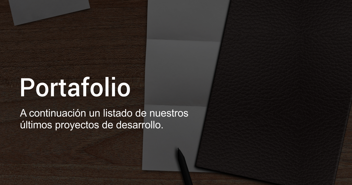 Portafolio | Programación y más